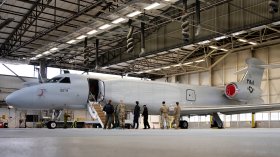 New EA-37B Compass Call Electronic Warfare Jet Makes Maiden Voyage To ...