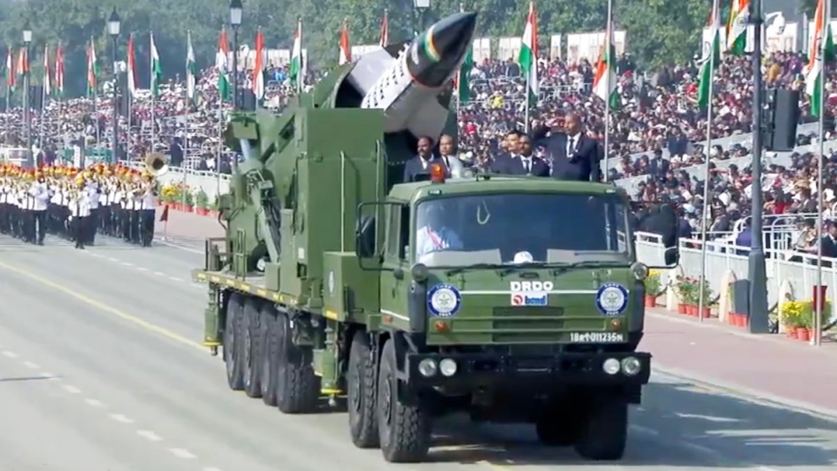 India’s New Hypersonic Anti-Ship Missile Shown Off During Military Parade