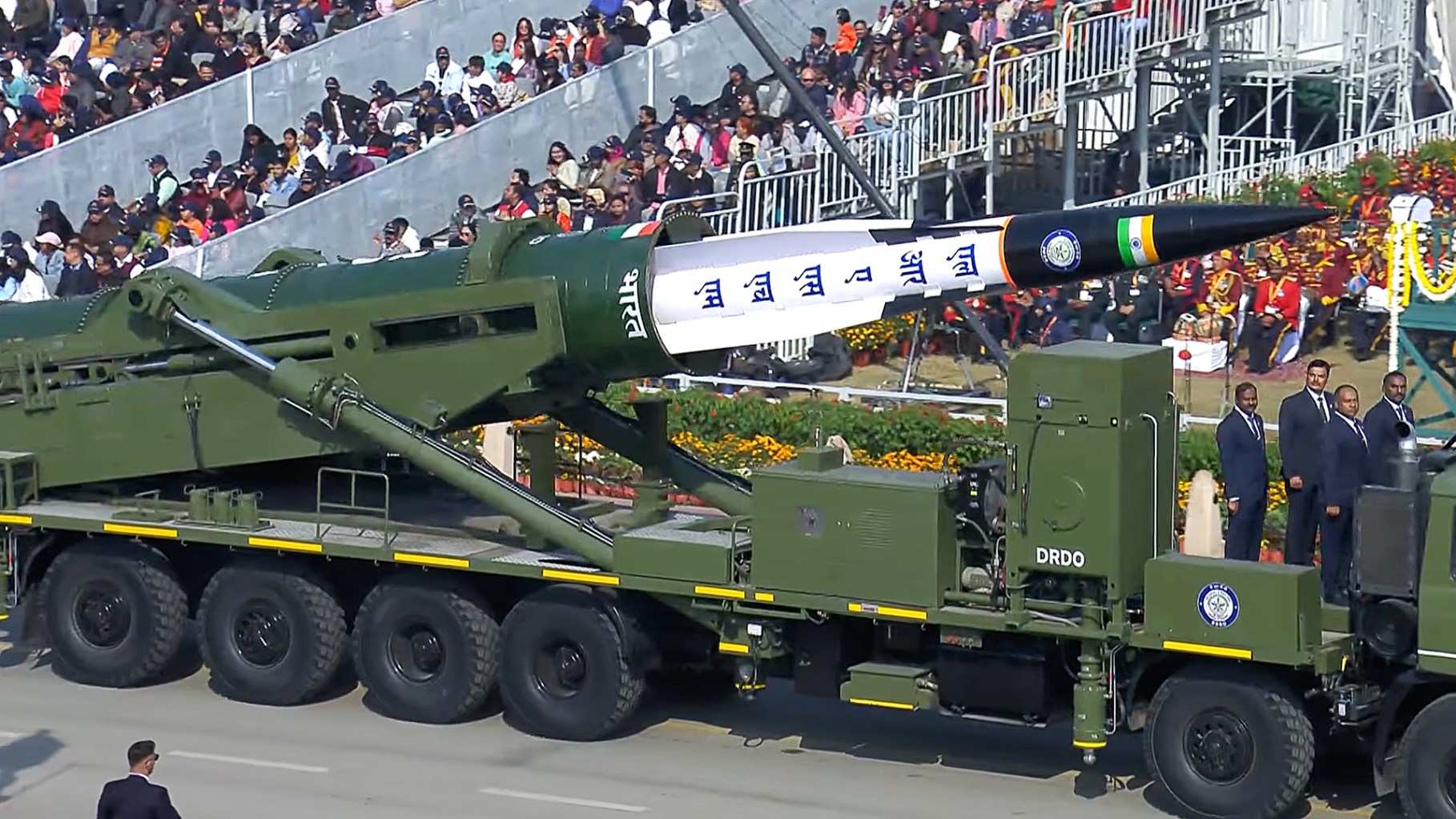 India’s New Hypersonic Anti-Ship Missile Shown Off During Military Parade