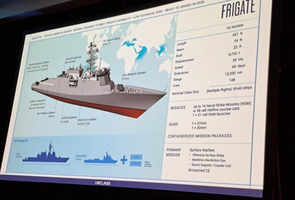 Navy's New Frigate Program Makes Big Bet On Containers Loaded With Missiles