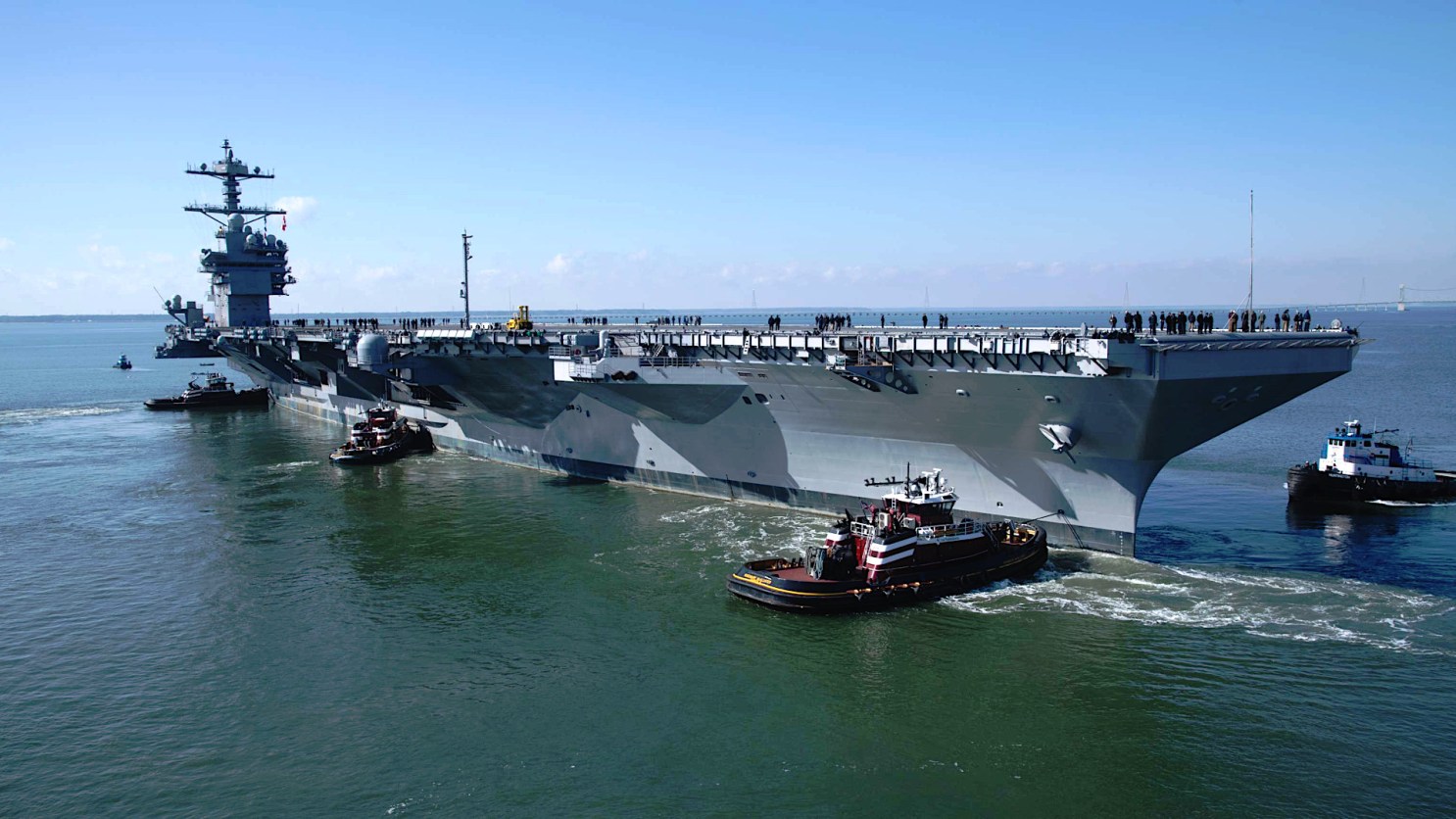 Future USS John F. Kennedy, Second Ford Class Carrier, Has Set Sail For ...