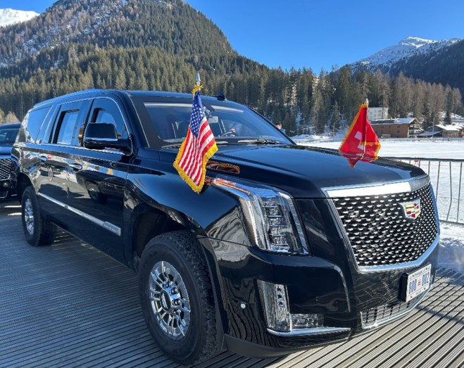 Secret Service's New Cadillac Escalade Presidential Limousine Emerges ...