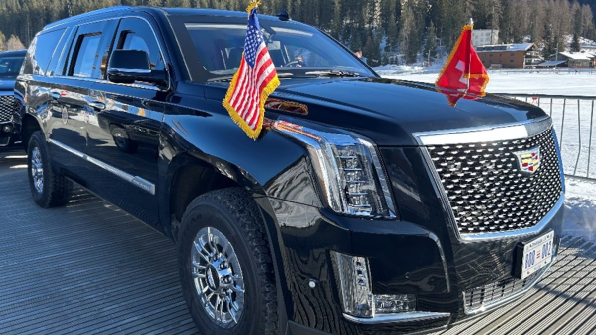 Secret Service's New Cadillac Escalade Presidential Limousine Emerges ...