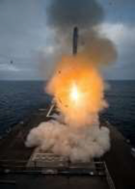 Black Tomahawk Cruise Missile Seen For The First Time In Strikes On ...