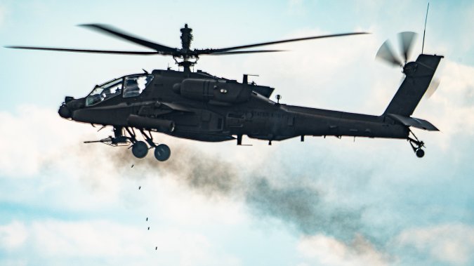 Production Of AH-64 Apache's New Counter-Drone Cannon Shell Ammunition ...