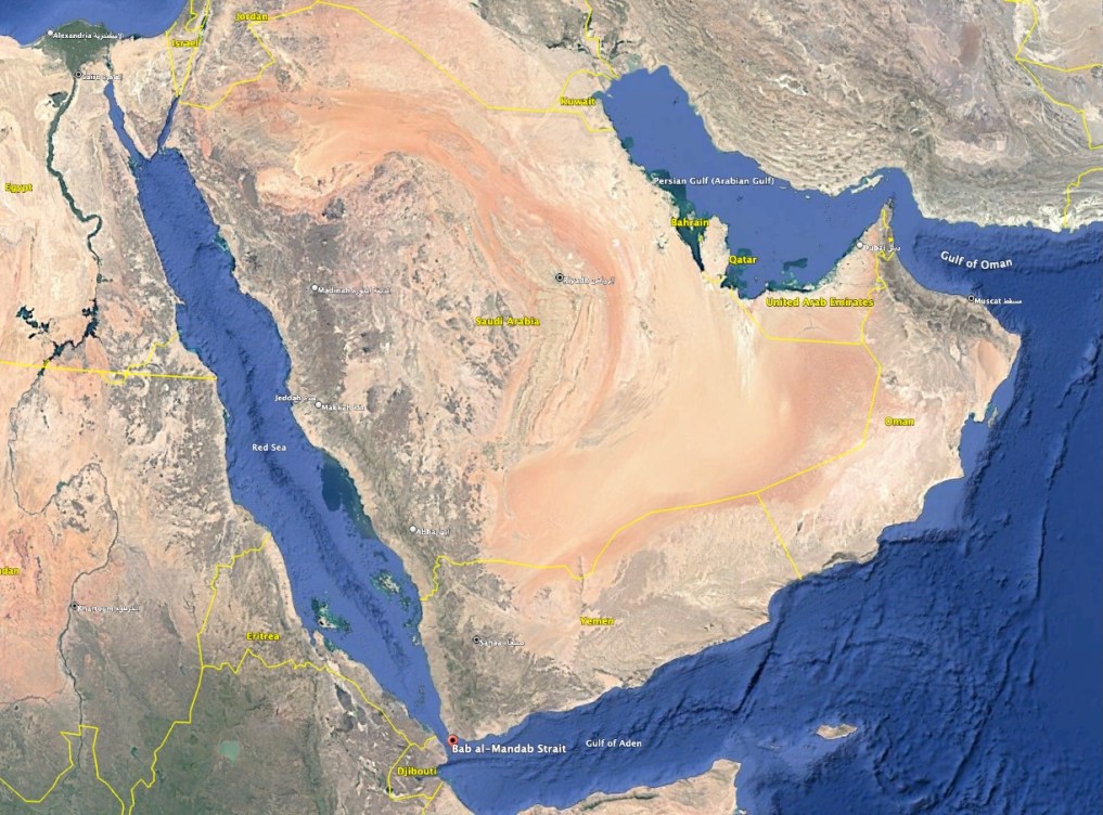 Amid Fears Houthis Could Close Bab el-Mandeb Strait, Red Sea Task Force ...