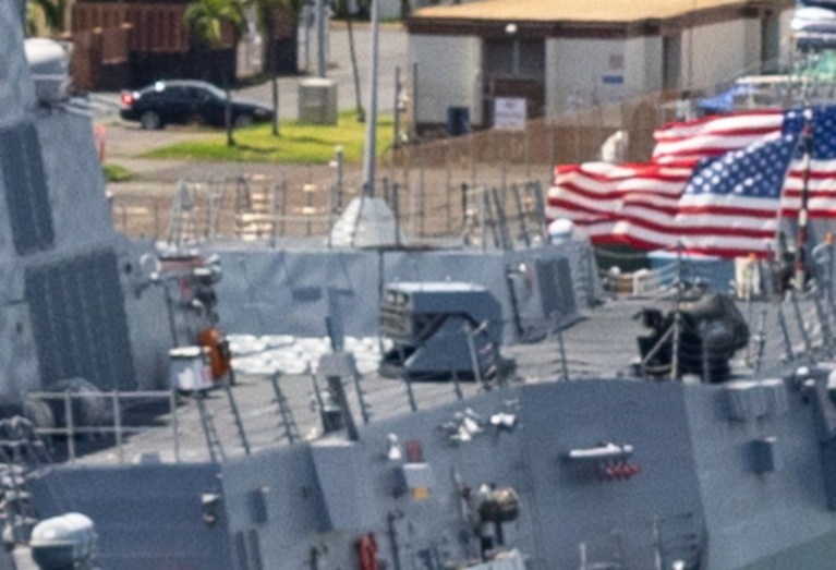U.S. Navy Destroyer Equipped With New Launcher For Unknown Weapons