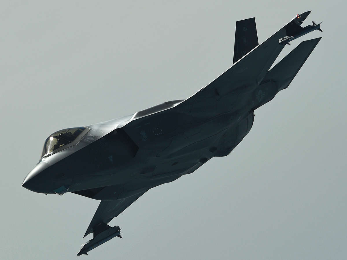 USAF F-35As Flew First-Ever Combat Strikes With Radar Reflectors And ...