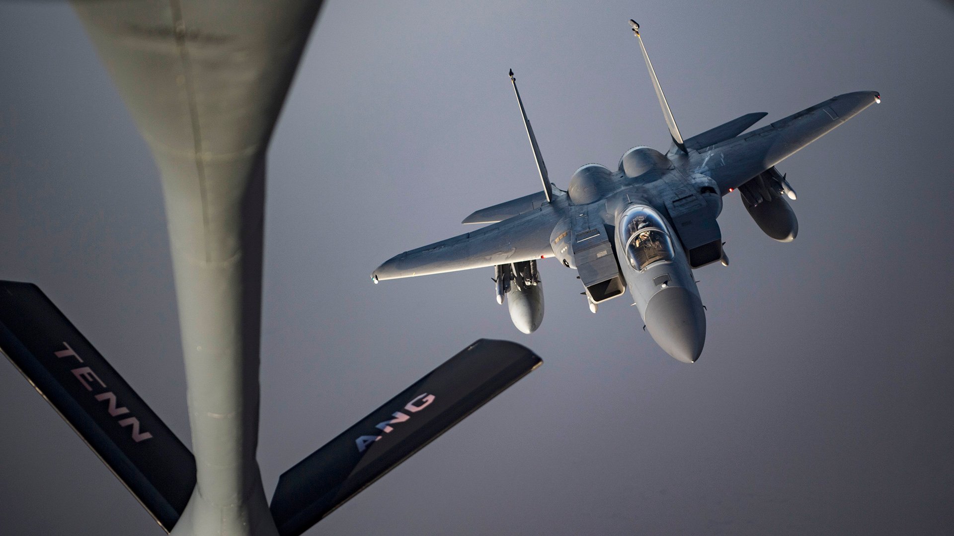 F-35A On "Deterrence Mission" Over Middle East With Peculiar Single ...