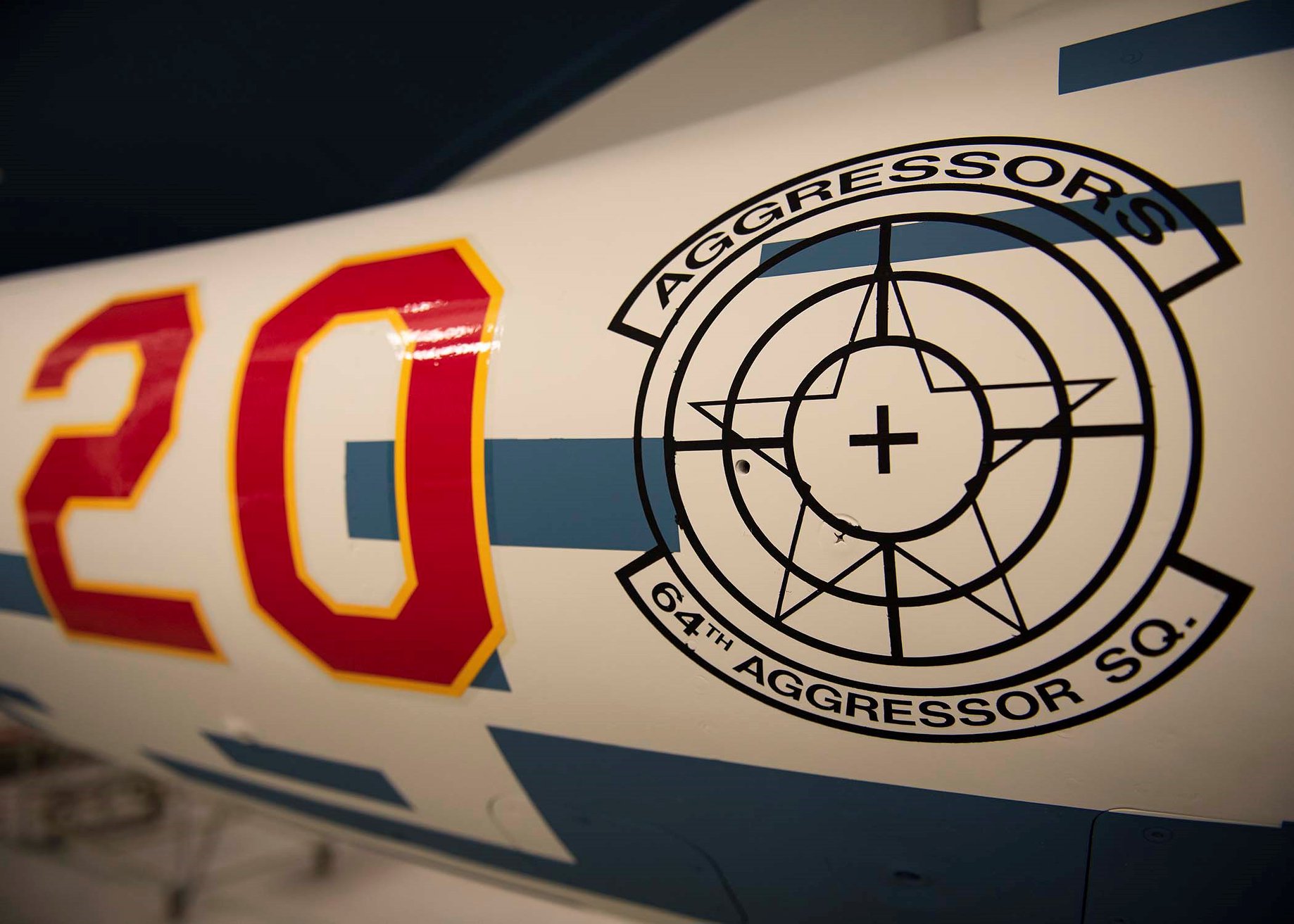Air Force F-16 Aggressor Jet Emerges In Highly Anticipated "Ghost ...