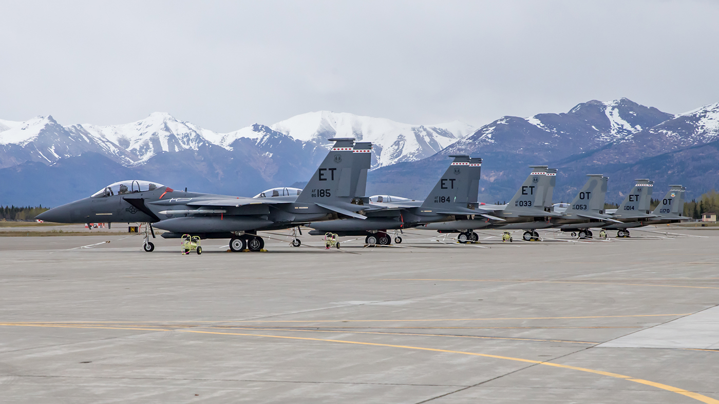 F-15C Eagle's New Infrared Search And Track Pod Spotted At Huge ...
