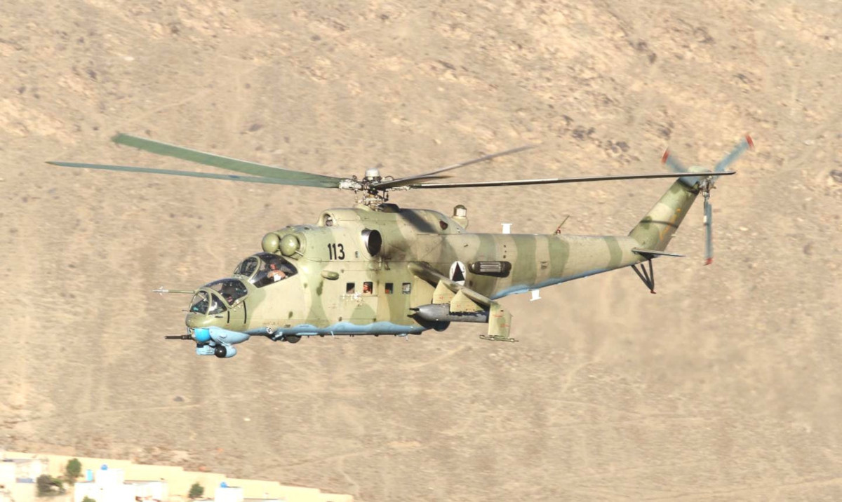 The Afghan Air Force Just Can't Quit The Hind Gunship Helicopter
