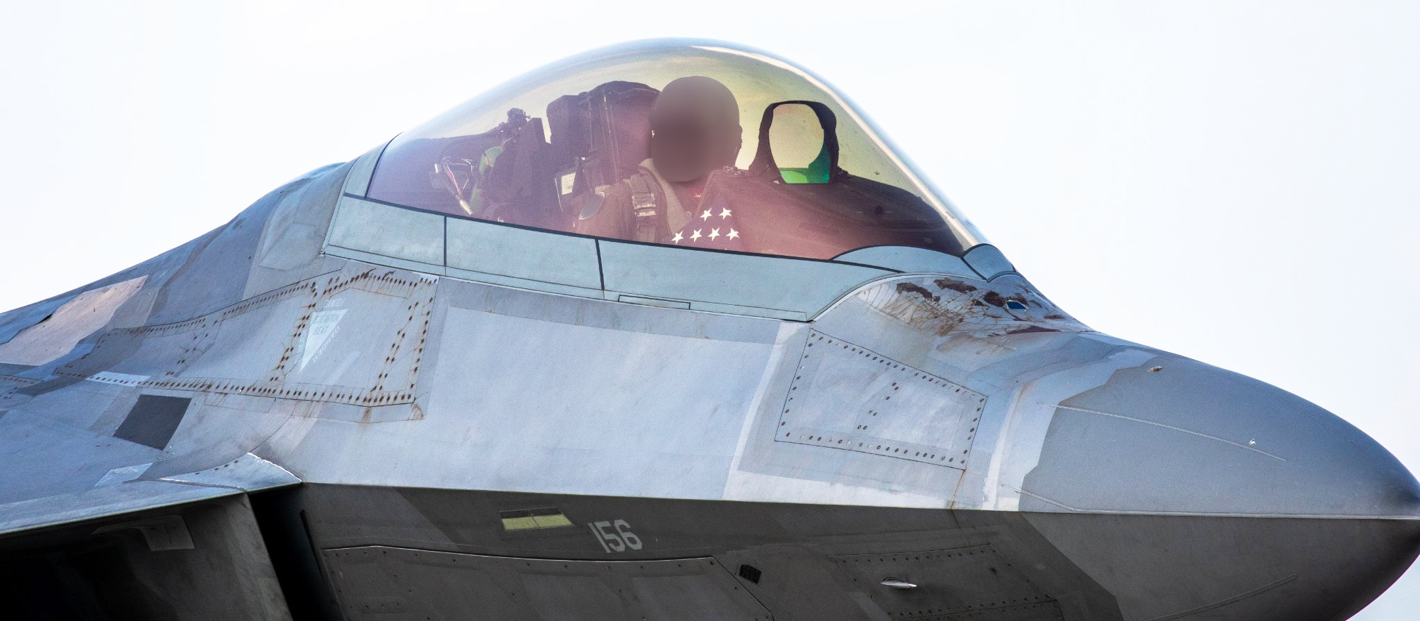 These Images Of An F-22 Raptor's Crumbling Radar Absorbent Skin Are ...