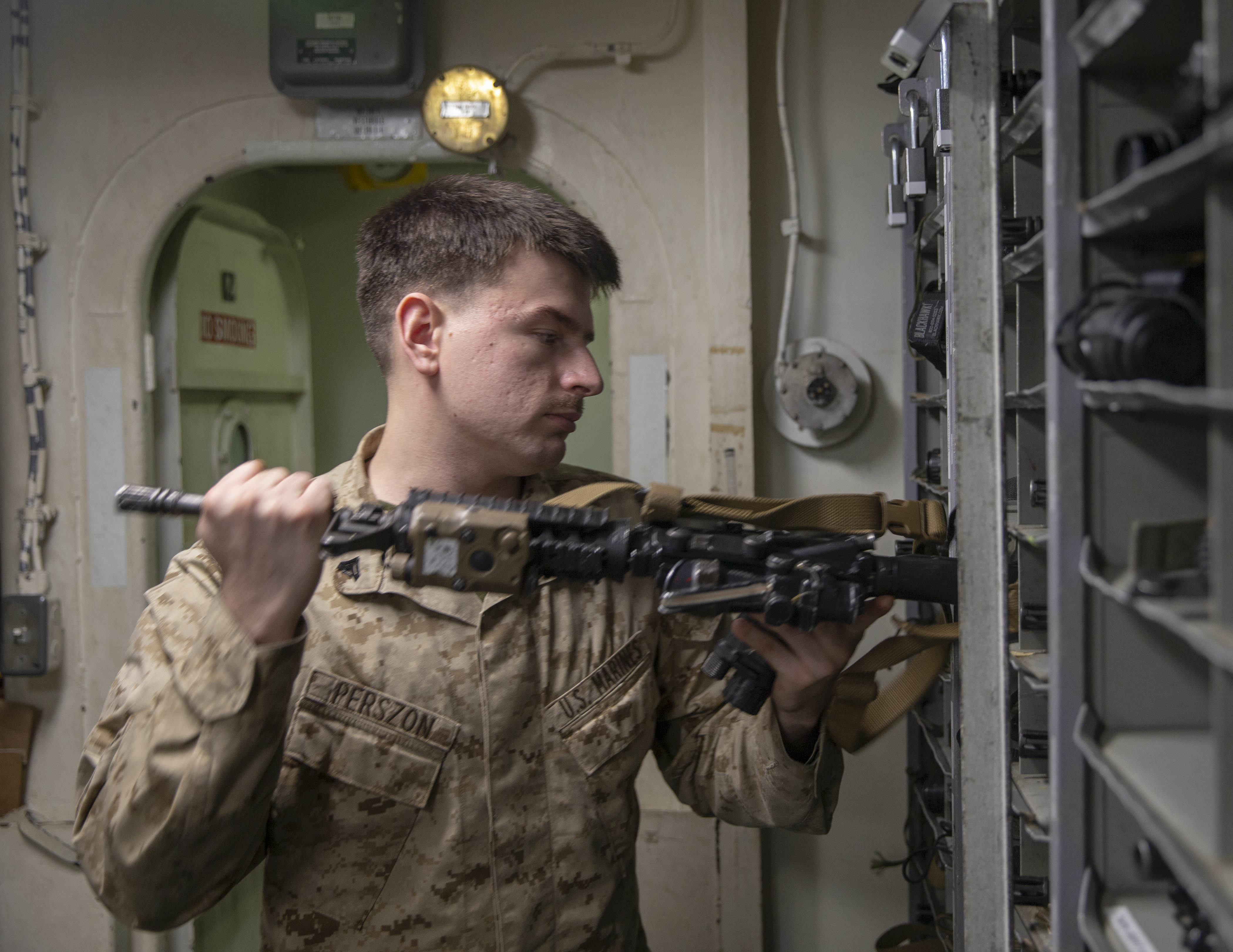 Take A Peek Inside The Armory On An Amphibious Assault Ship Carrying ...