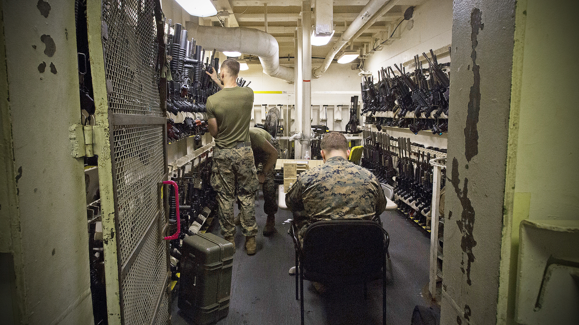Take A Peek Inside The Armory On An Amphibious Assault Ship Carrying ...