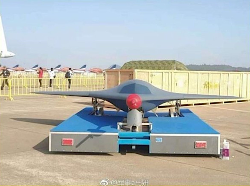 Stealthy Flying Wing Jet Pin Among Others From China's Chengdu Aircraft ...