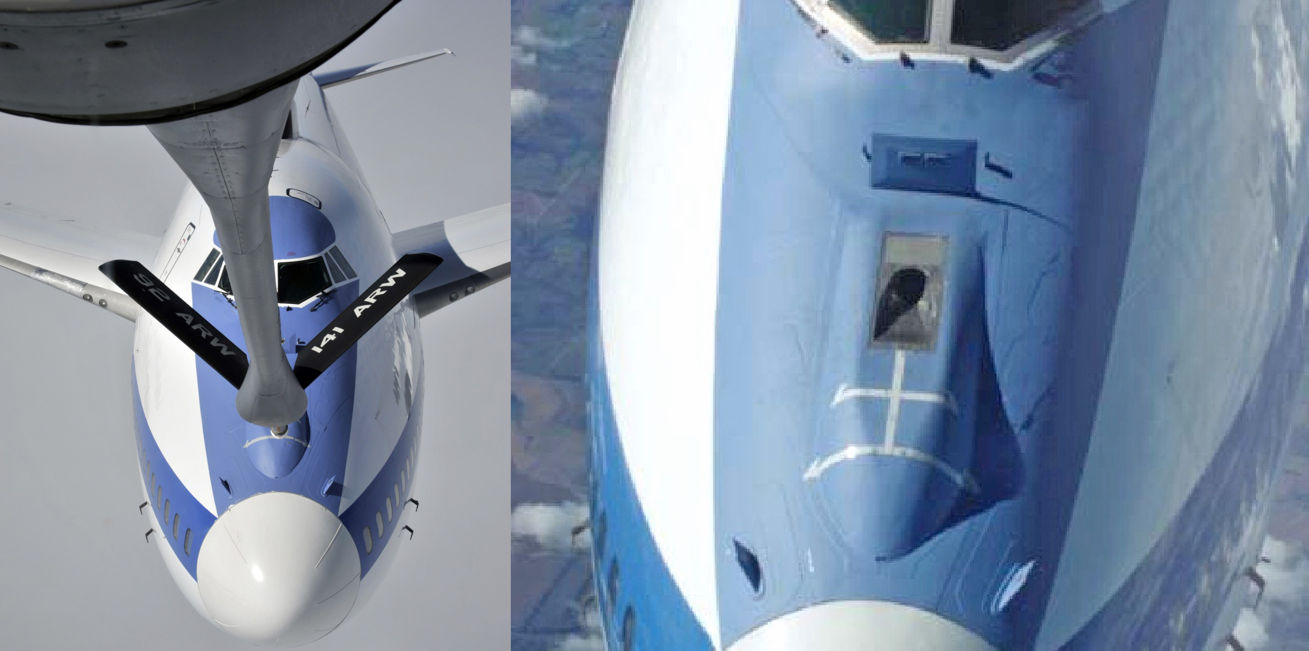We Now Know What This Unique Pop-Up Nose Panel On Air Force One And ...