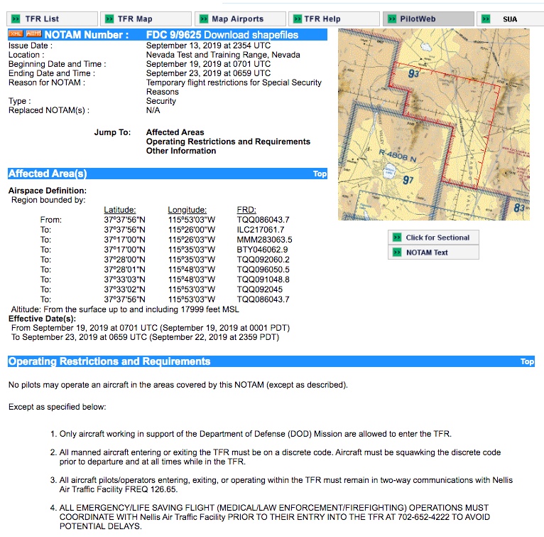 Airspace Closures For "Storm Area 51" Have Been Posted