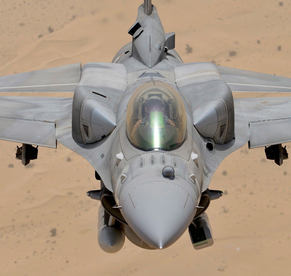 Here's What The Ball On The Nose Of UAE's Block 60 F-16E/F Desert ...