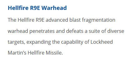 Everything We Know About America's Sword Blade Hellfire Missile And Its ...