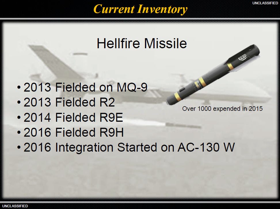 Everything We Know About America's Sword Blade Hellfire Missile And Its ...