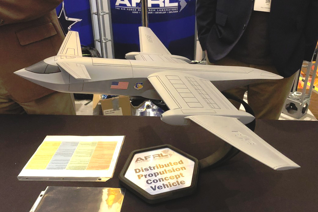 Air Force Displays Model Of Exotic And Potentially Revolutionary Hybrid ...