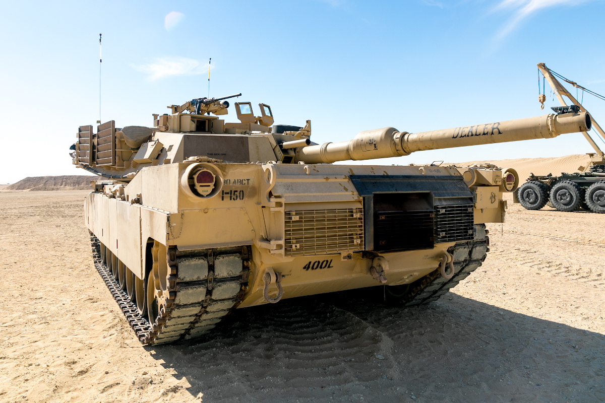 The Crew Of This Army National Guard M1 Abrams Tank Flies An Anarchist ...