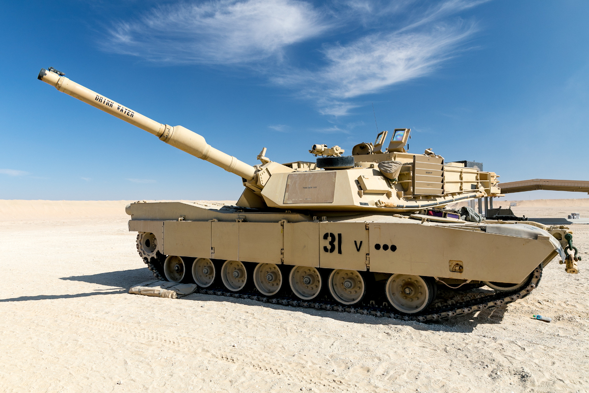 The Crew Of This Army National Guard M1 Abrams Tank Flies An Anarchist ...