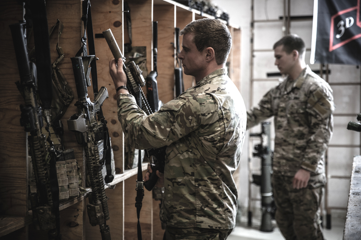Take A Rare Look Inside An Army Ranger Armory Somewhere In Afghanistan