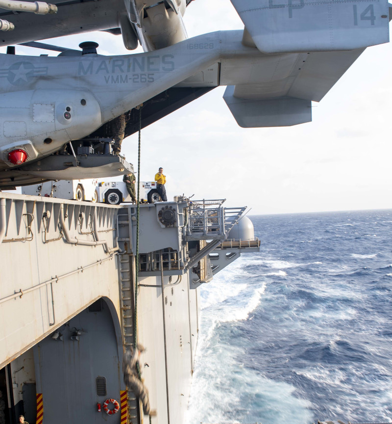 MV-22 Osprey Rear Ramps And Carrier Aircraft Elevators Make For Great ...