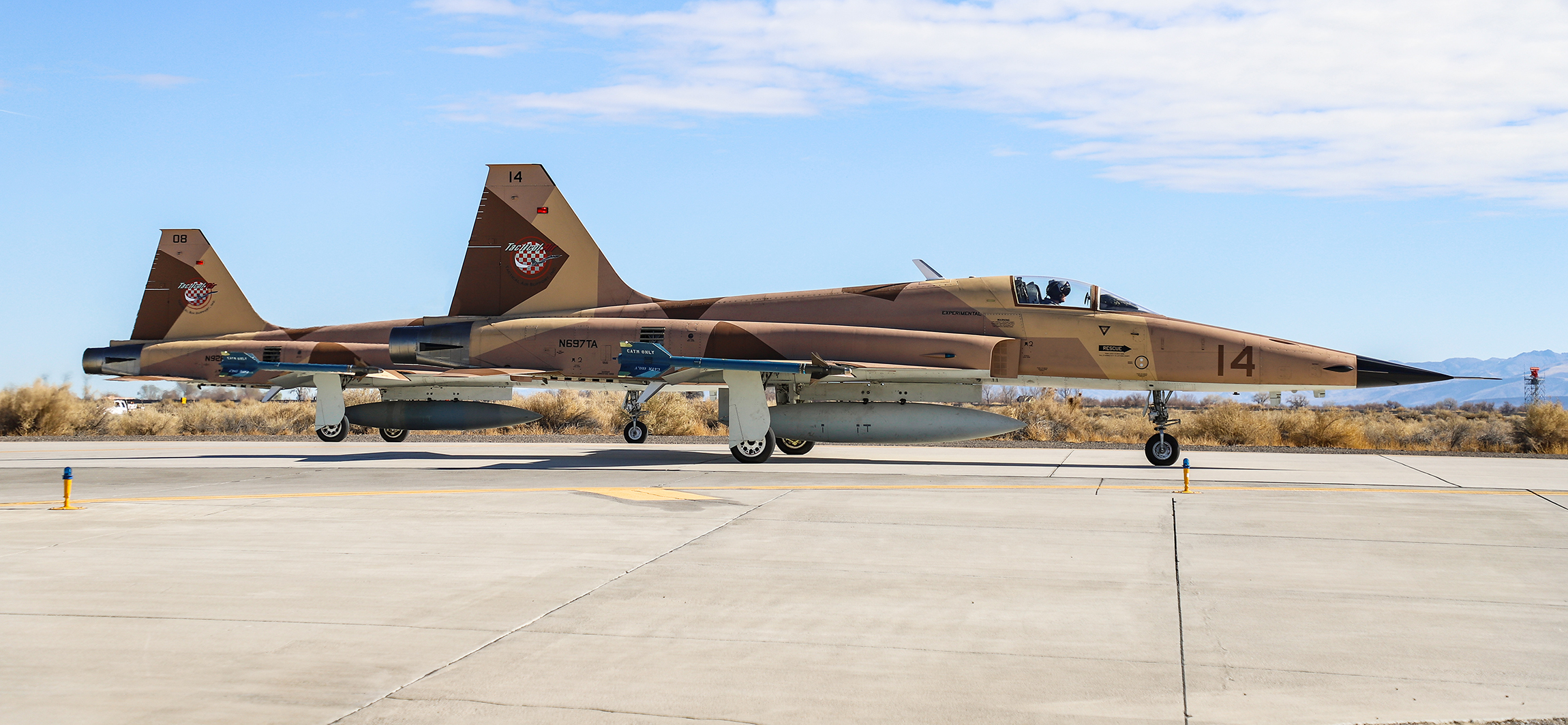 Private Aggressor F-5 Fighter Force Is Flying With Helmet Mounted Displays