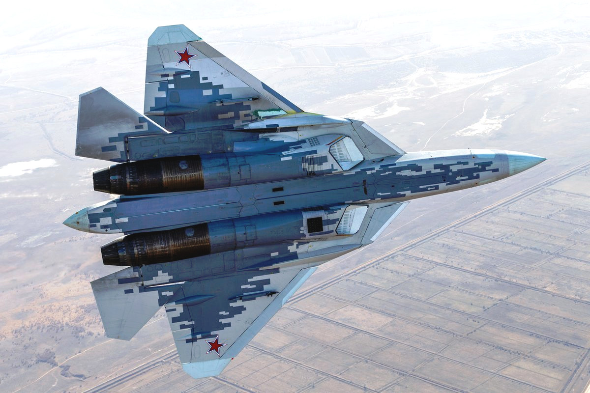 This Is The First Video Of An Su-57 Firing A Missile From Its Side ...