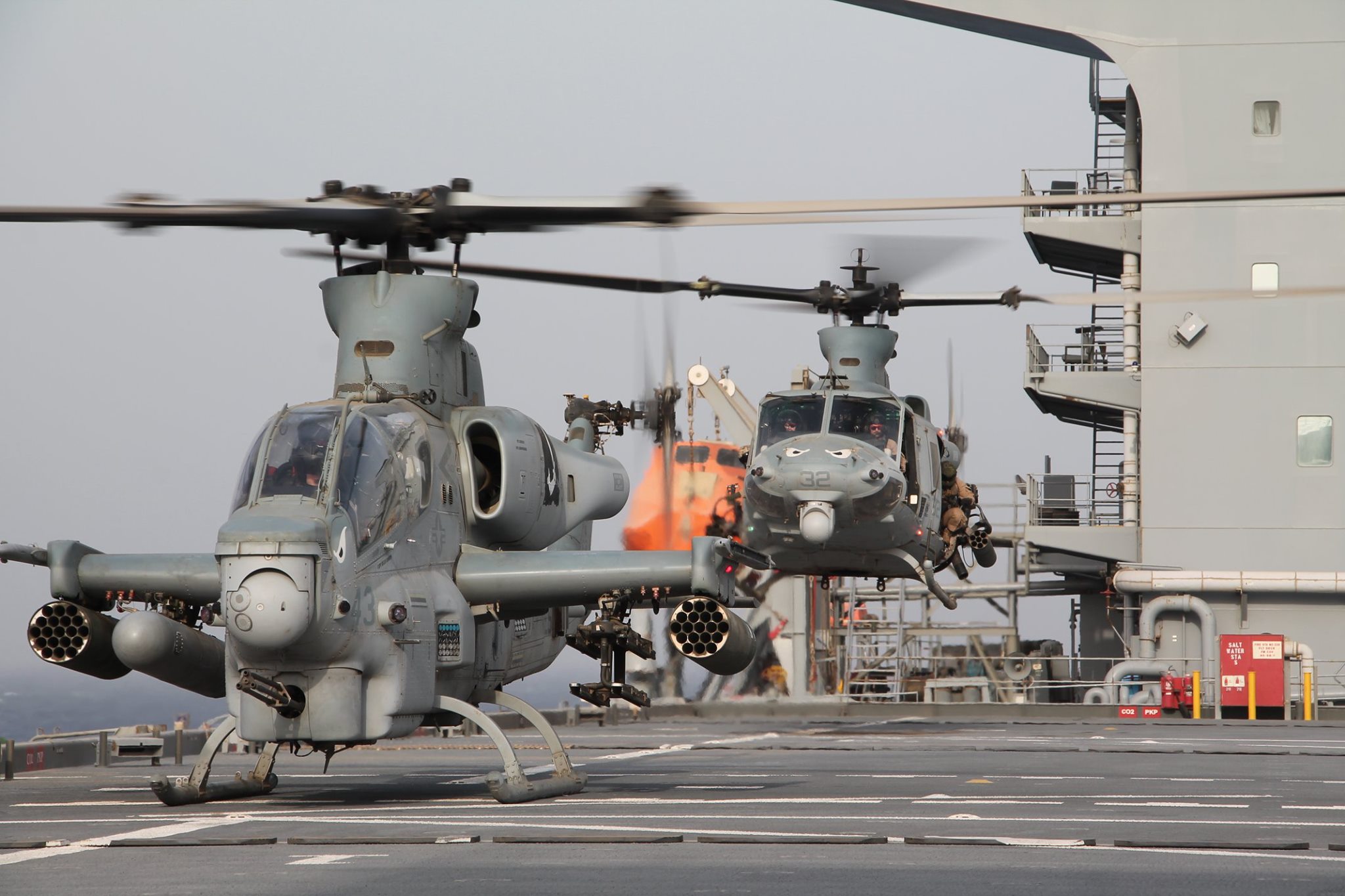 Army Apache Attack Helicopters Deploy To The Navy's Giant Sea Base In ...