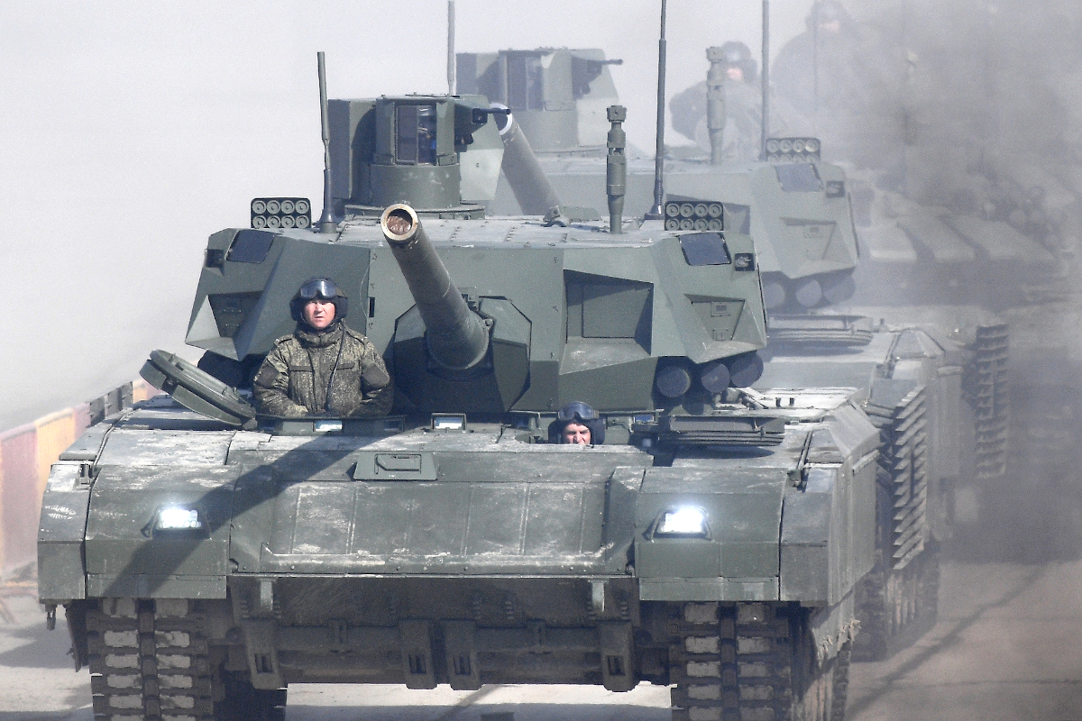 Russian Government Says It Sent Its New T-14 Tanks To Syria For Combat ...