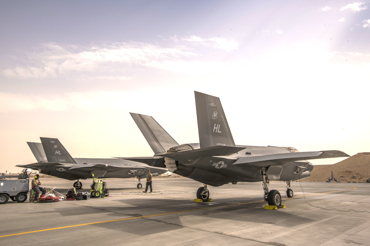 Two Air Force F-35s Make Rapid Deployment To Jordan To Get Closer To ...