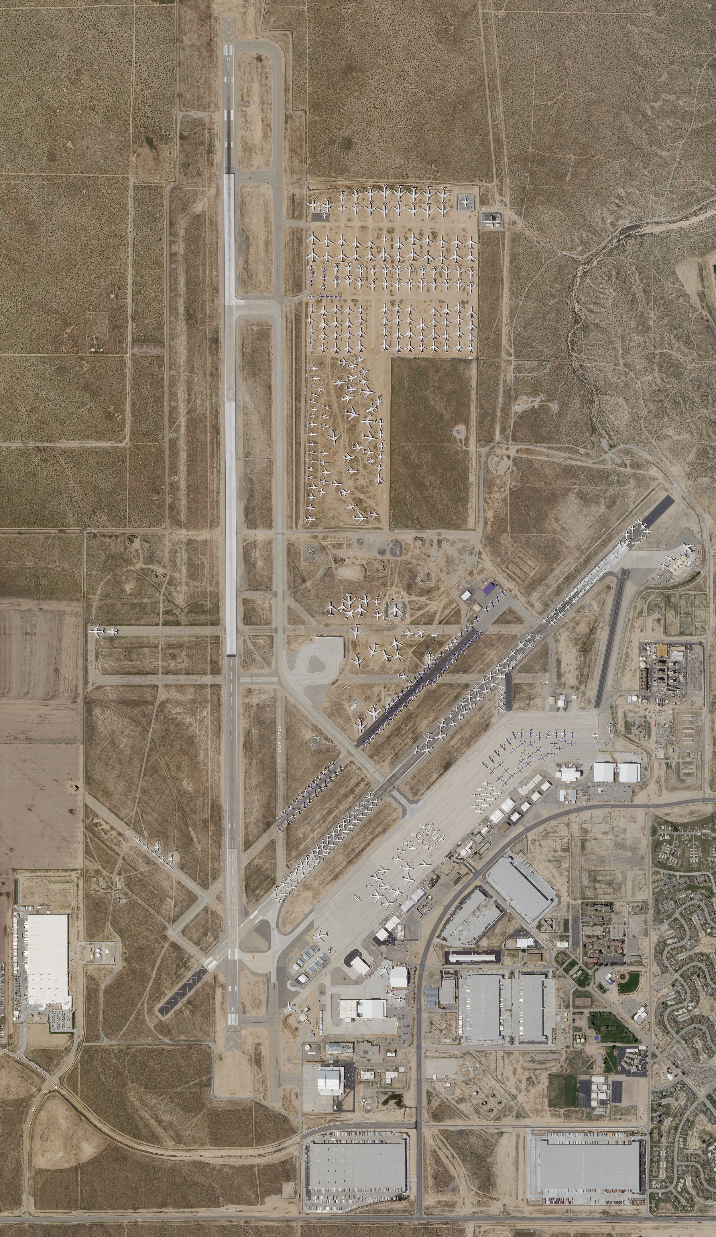 These Aerial And Satellite Photos Of An Airport Absolutely Stuffed With ...