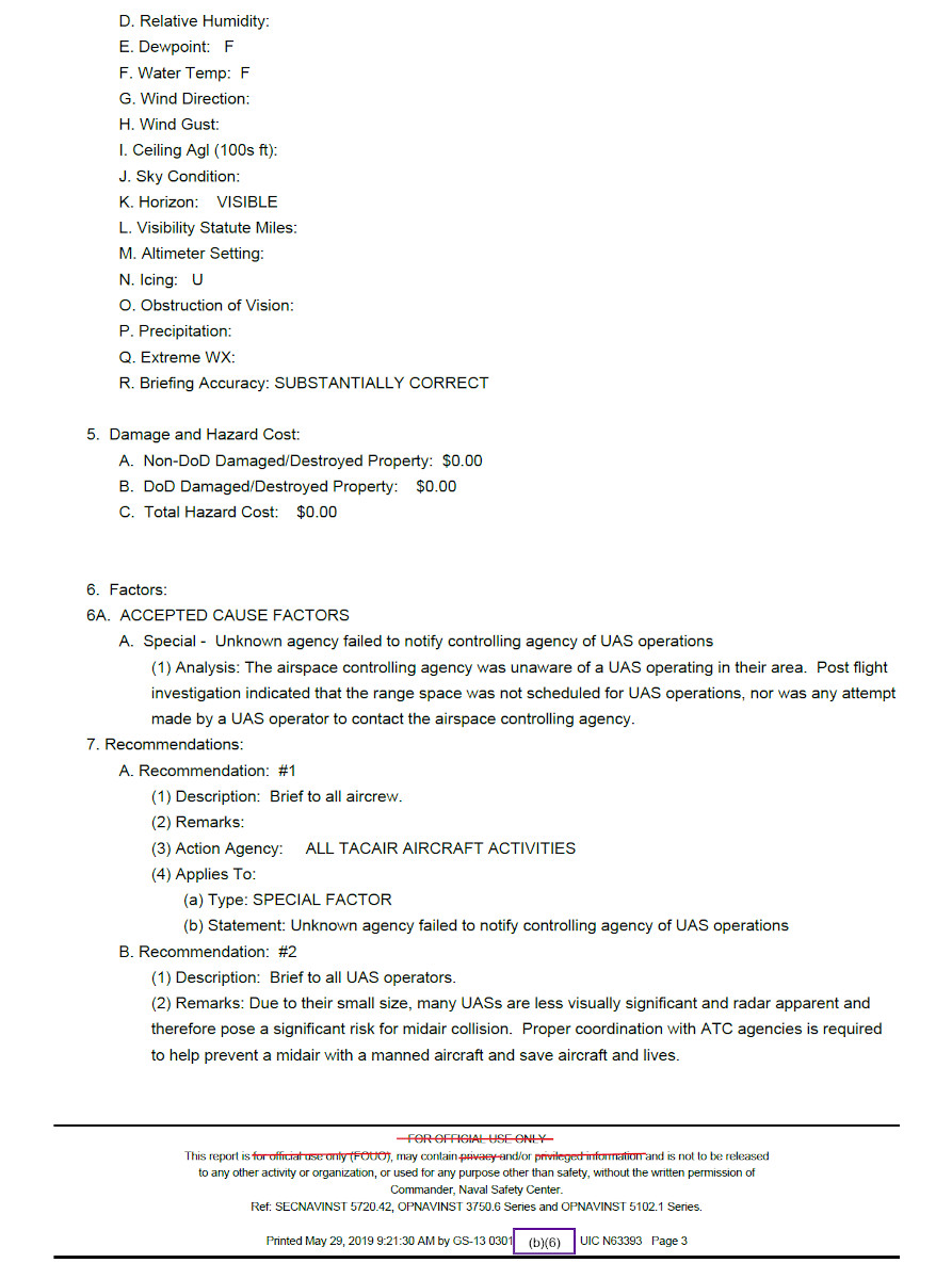 Here Are The Navy Pilot Reports From Encounters With Mysterious ...