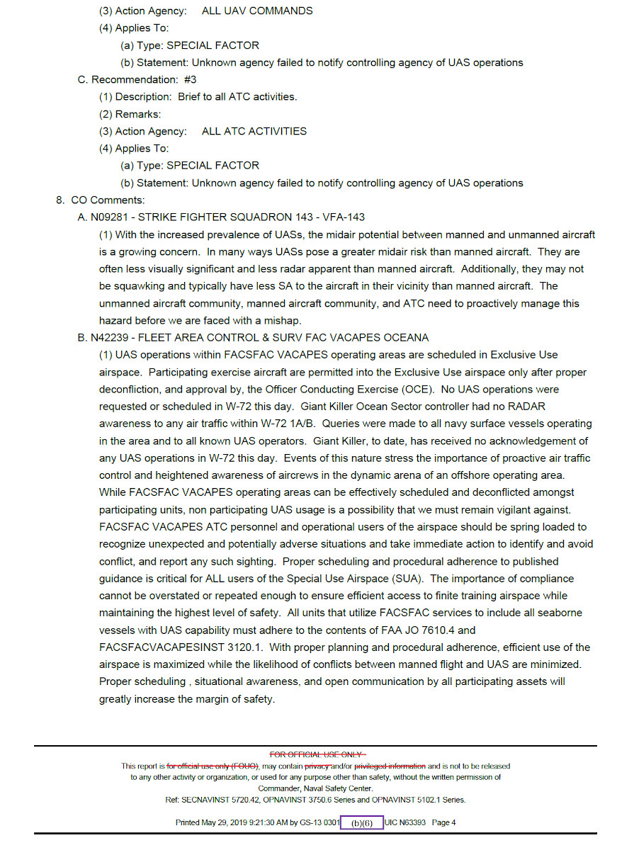 Here Are The Navy Pilot Reports From Encounters With Mysterious ...