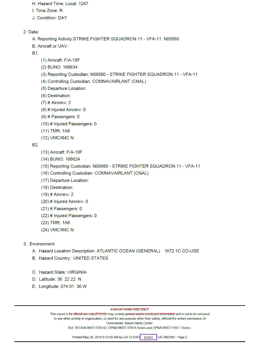 Here Are The Navy Pilot Reports From Encounters With Mysterious ...