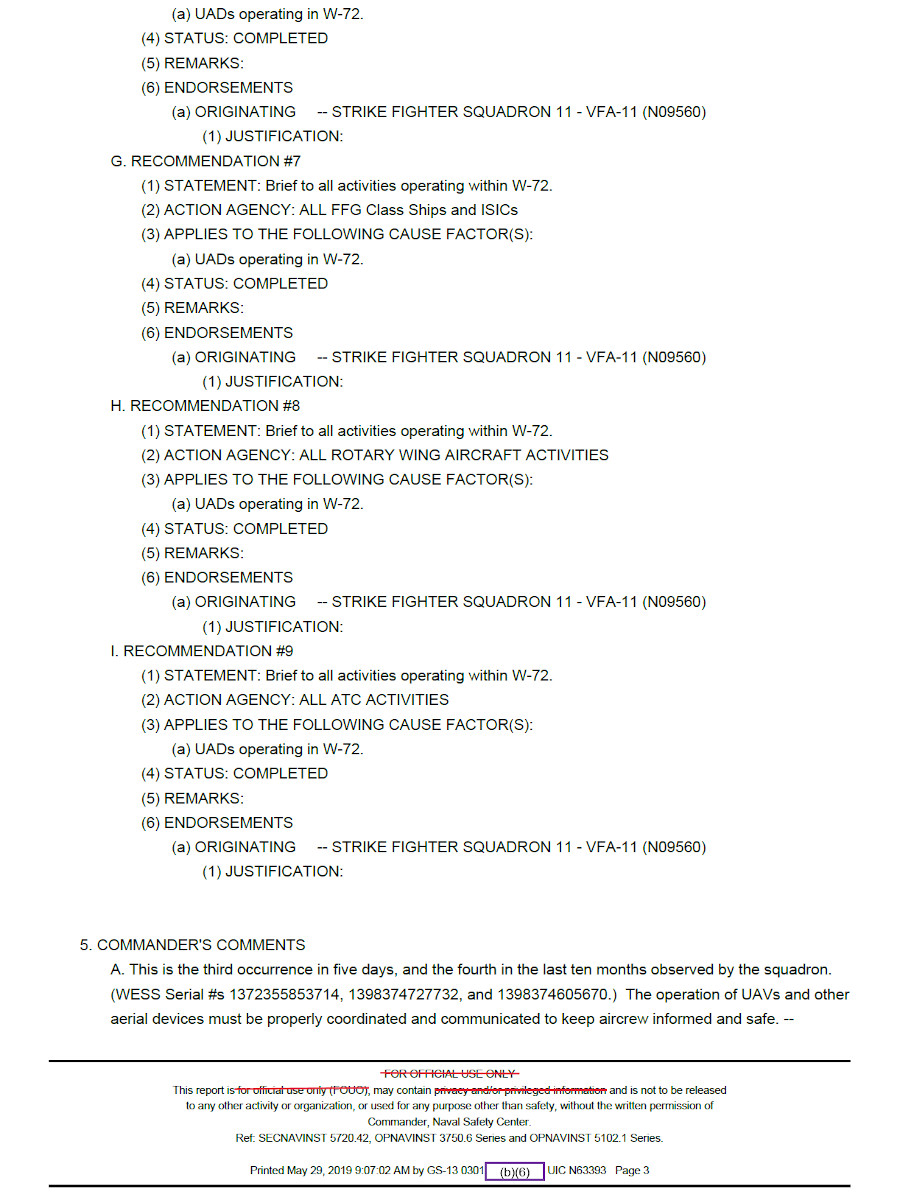 Here Are The Navy Pilot Reports From Encounters With Mysterious ...