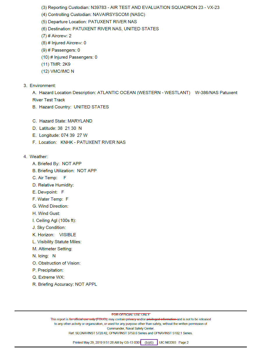 Here Are The Navy Pilot Reports From Encounters With Mysterious ...
