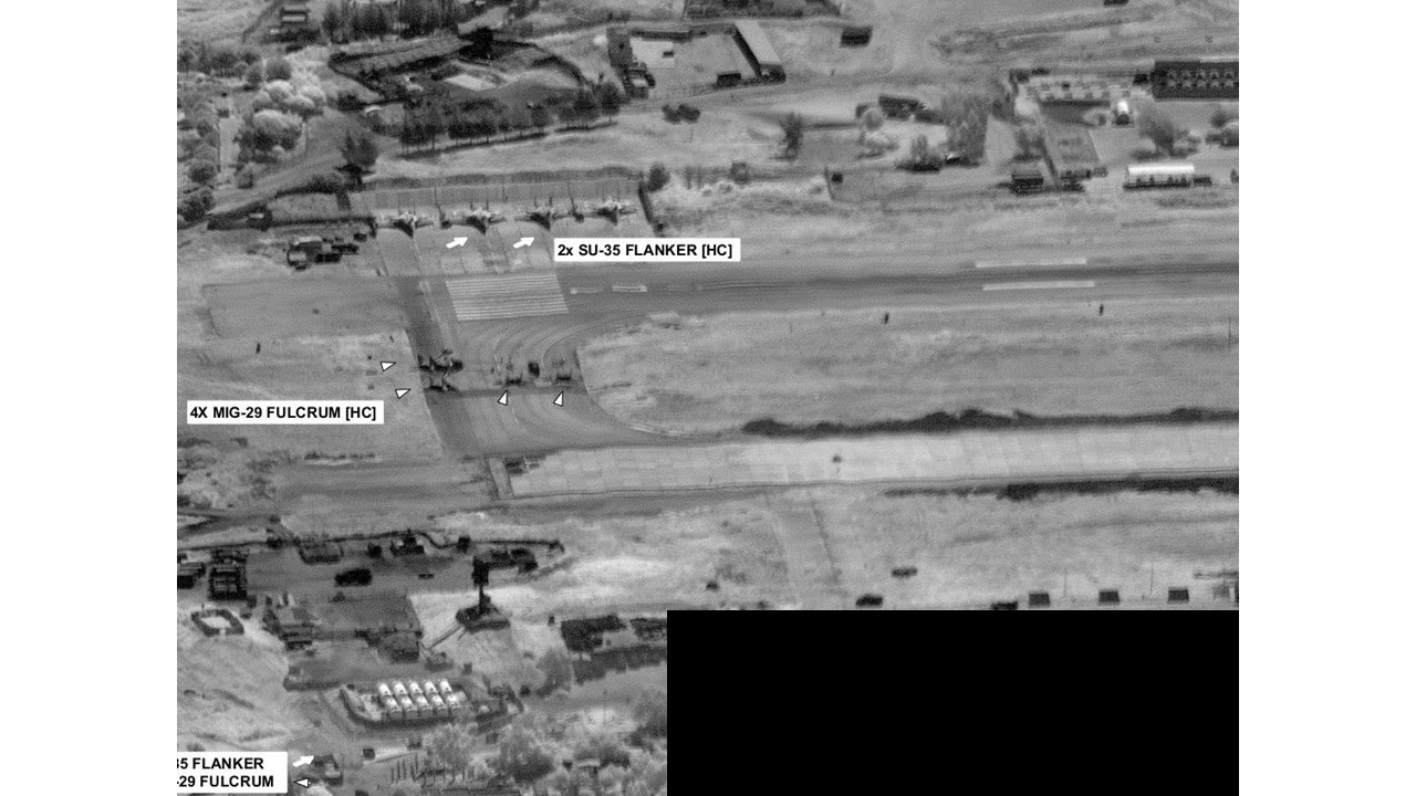 MiG-29 Fighters Were At Russia's Air Base In Syria Just Before Showing ...