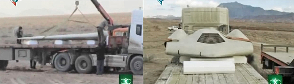 Satellite Image Of RQ-170 Taxiing By MQ-9 Gives Best Size Estimate Yet ...