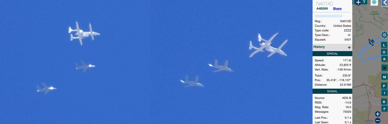 Scaled Composites' Mysterious Stealthy Jets Spotted Working With High ...