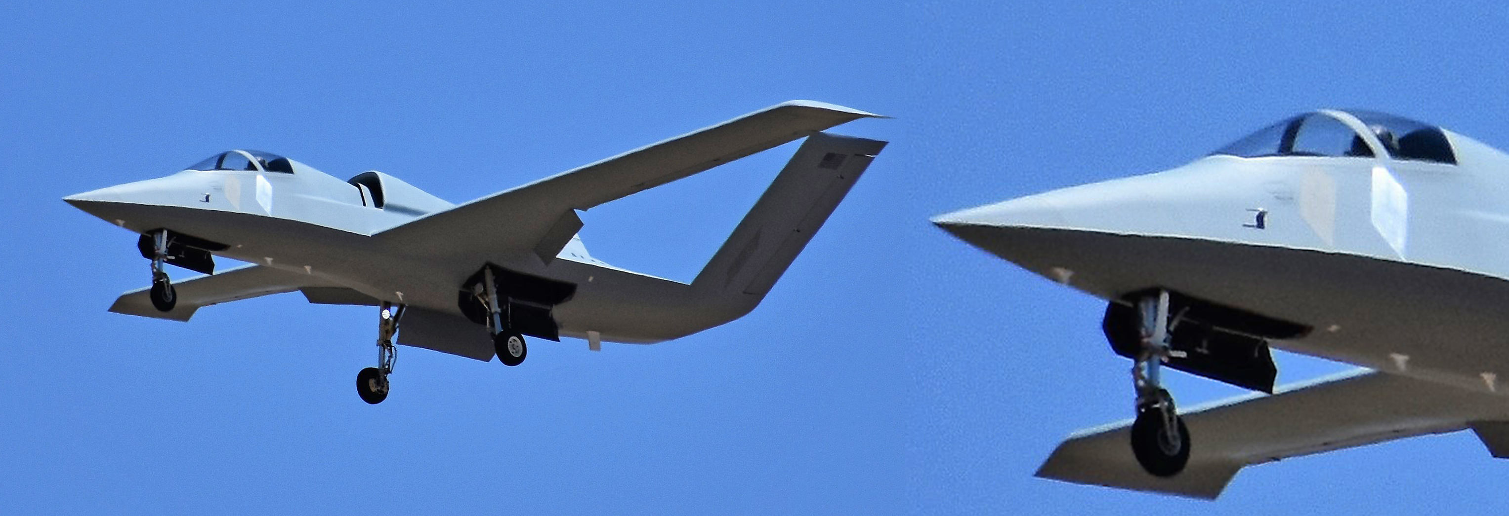 Stealthy 'Son Of Ares' Mystery Jet Appears With Odd Markings And NASA F ...