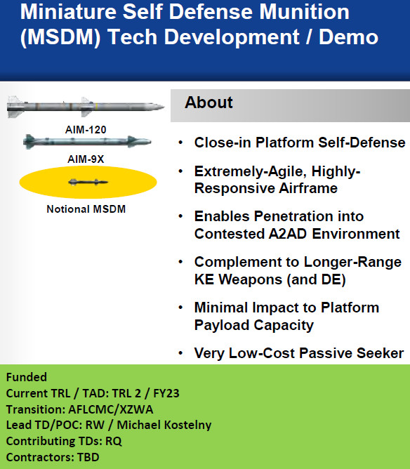 Tiny Missile Interceptor To Defend Aircraft Against Enemy Missile ...