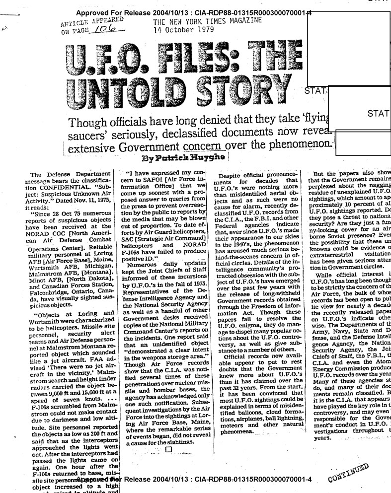 The Mysterious Cold War Case Of Unidentified Aircraft Descending On ...