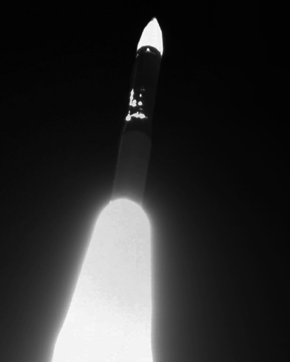 Check Out These Rare Infrared Images Of A Minuteman III ICBM Blasting Off