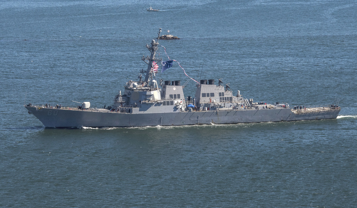 Why The Destroyer USS Paul Hamilton Came Home Flying A Crescent Moon ...