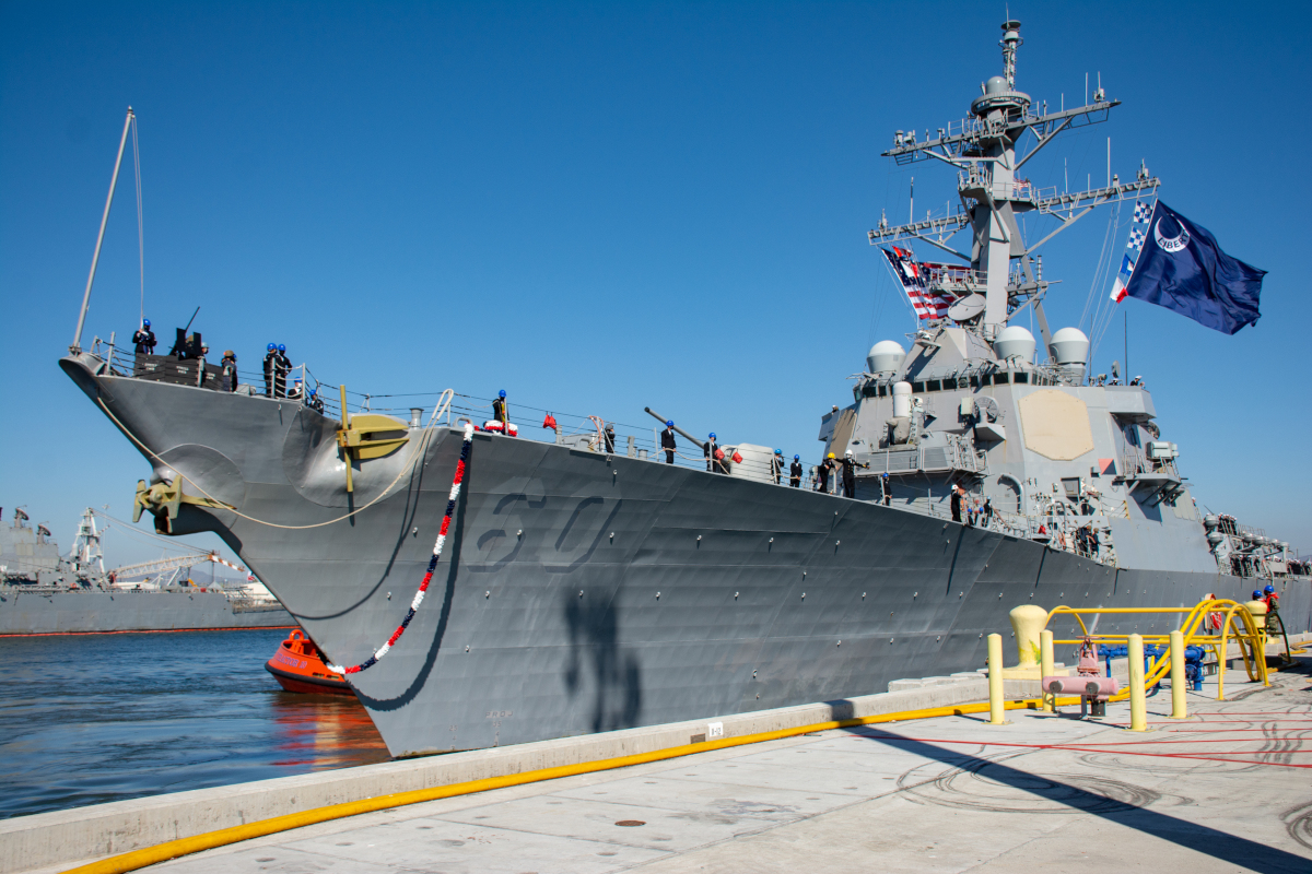 Why The Destroyer USS Paul Hamilton Came Home Flying A Crescent Moon ...